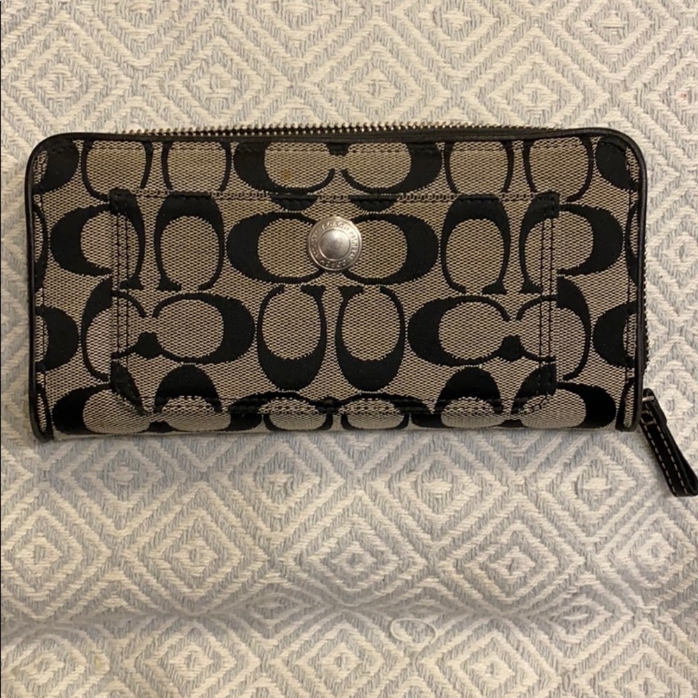 Coach Accordion Wallet - Gem